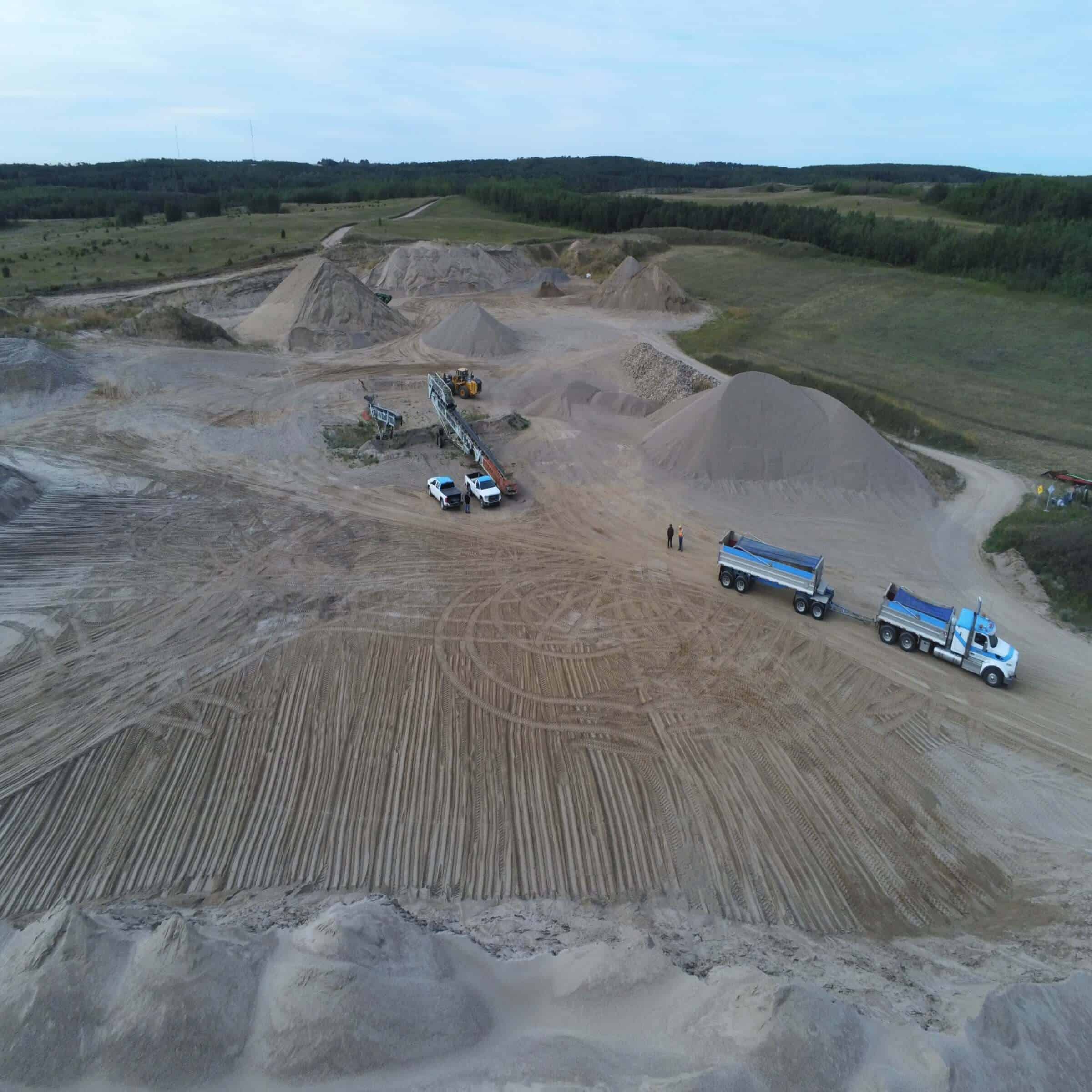 Wash aggregates on-site, in all Alberta. Save Time & Money.