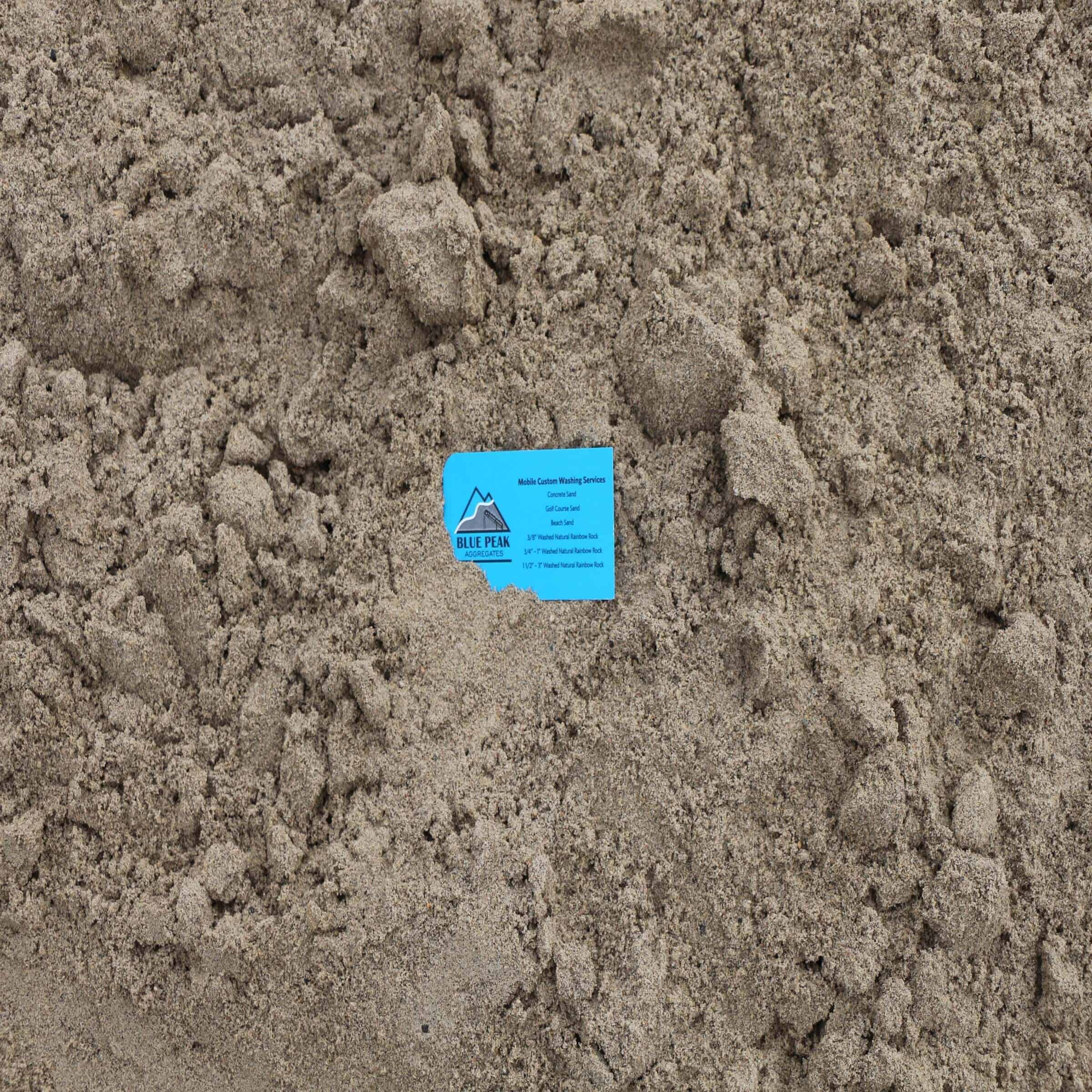 Golf Course Sand from Blue Peak Aggregates. Fast Delivery.