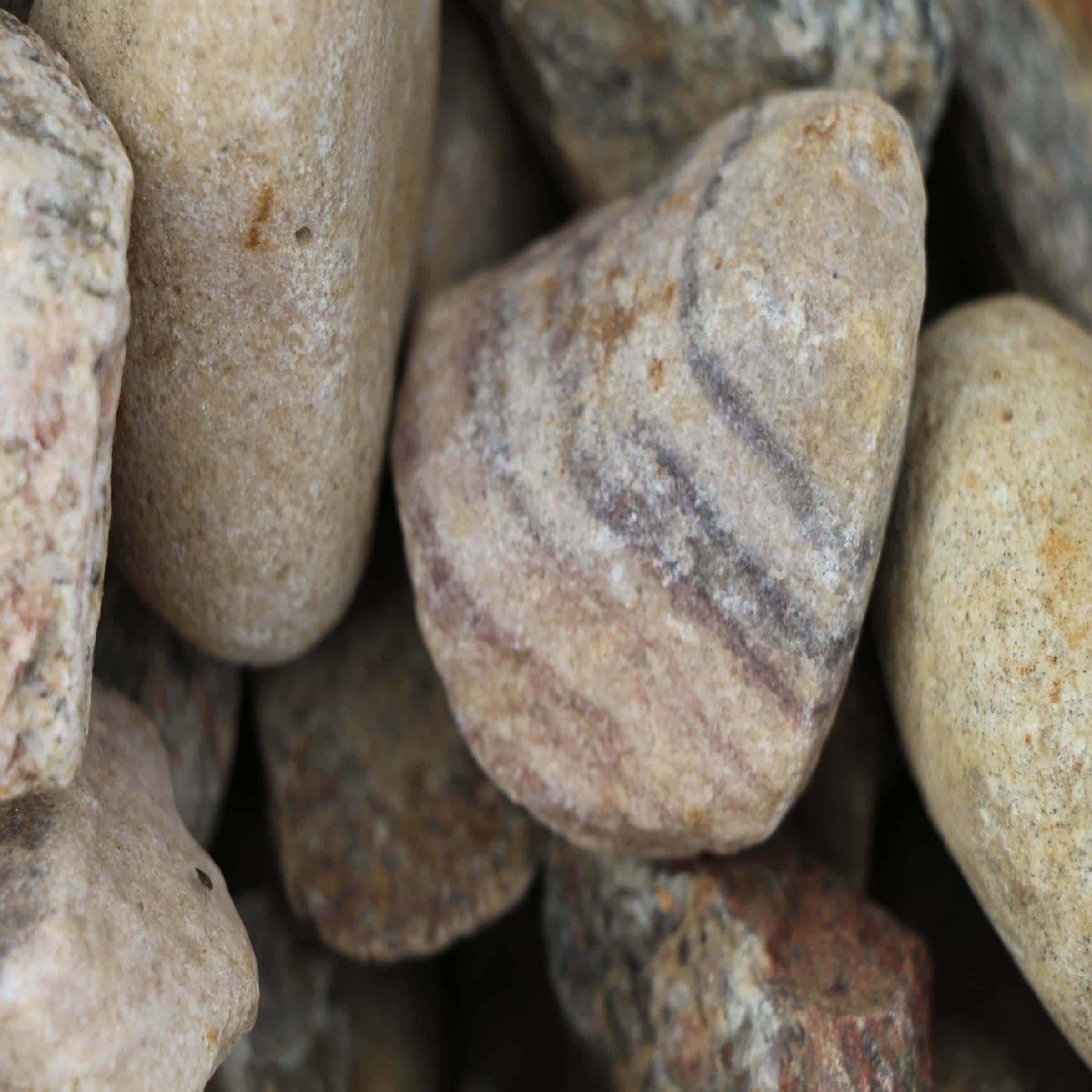 1 ½” – 3” (40 mm – 75 mm) Washed Natural Rainbow Rock - Blue Peak ...