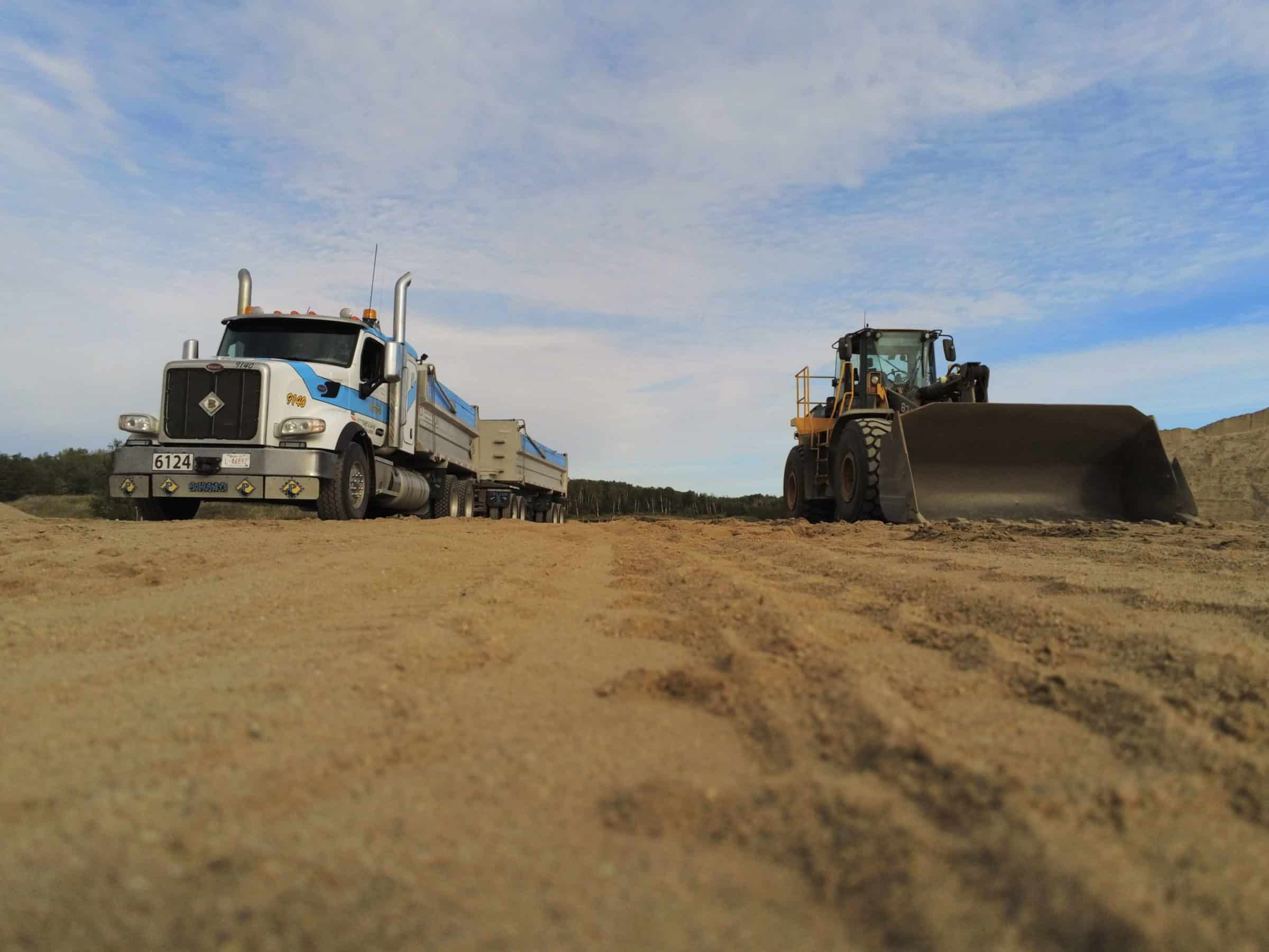 Mobile aggregate washing and crushing services in Alberta.